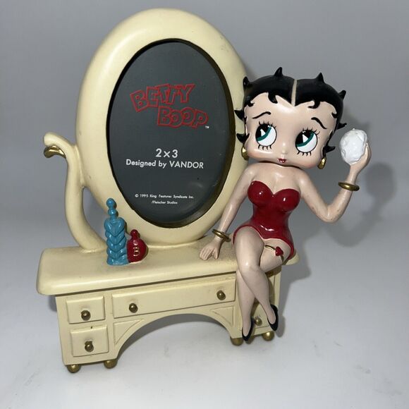 Vandor | Other | Betty Boop Vandor 995 Dressing Table Frame Figurine ...